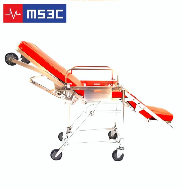 EMS Ambulance Transport Folding Stretcher into Chair