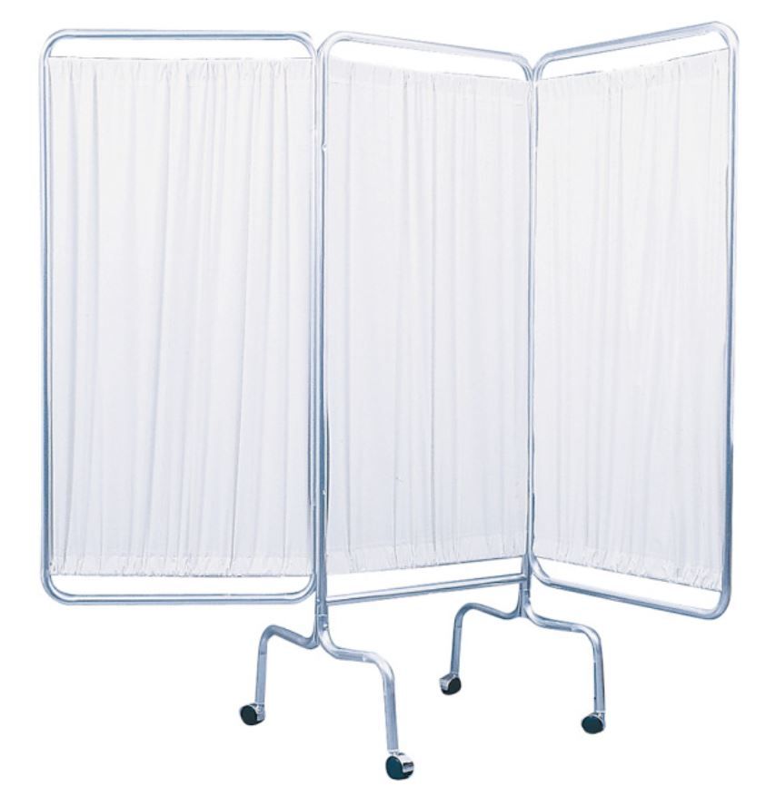 3 Panel Privacy Screen with Casters