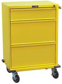 40in High Isolation Carts with Three Drawers