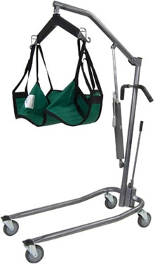 Hydraulic, Standard Patient Lifts with Six Point Cradle