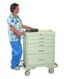 Steel 5 Drawer Mobile Workstations with Single Key Lock