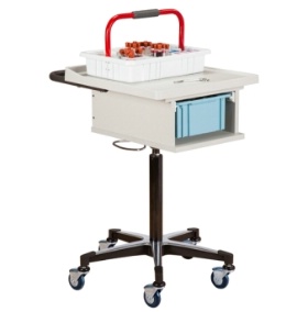 Mobile Blood Drawing Carts for Phlebotomists & Blood Collection