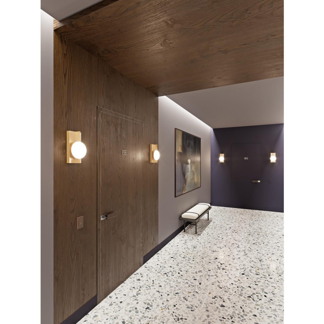 LED Contemporary Sconce w/ Decorative Accent