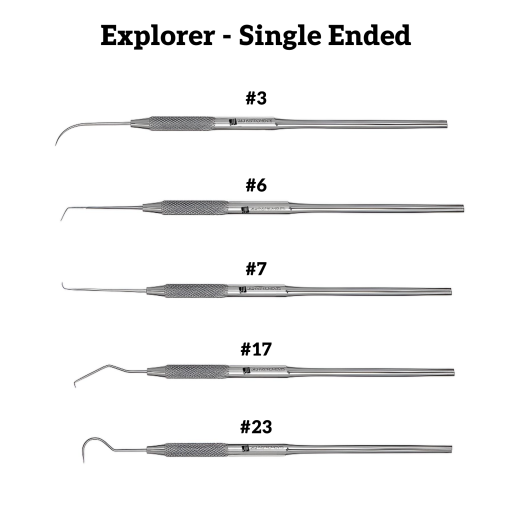 Explorer Single Ended Surgical Steel Instrument - Medical Supplies ...